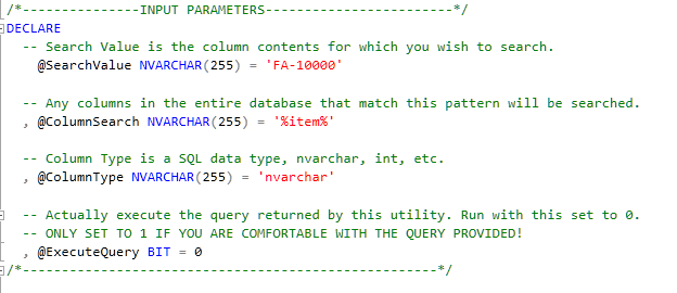 Searching Your Entire SyteLine Database for Something – SyteLinePSA